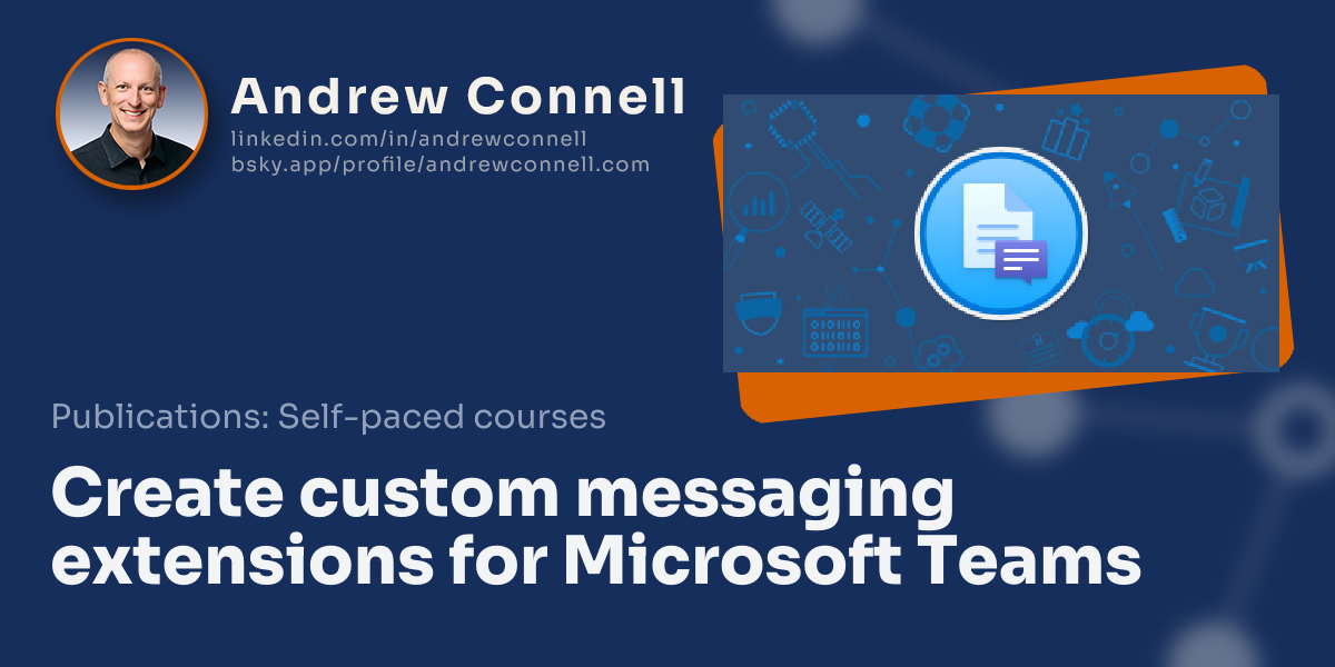Create custom messaging extensions for Microsoft Teams