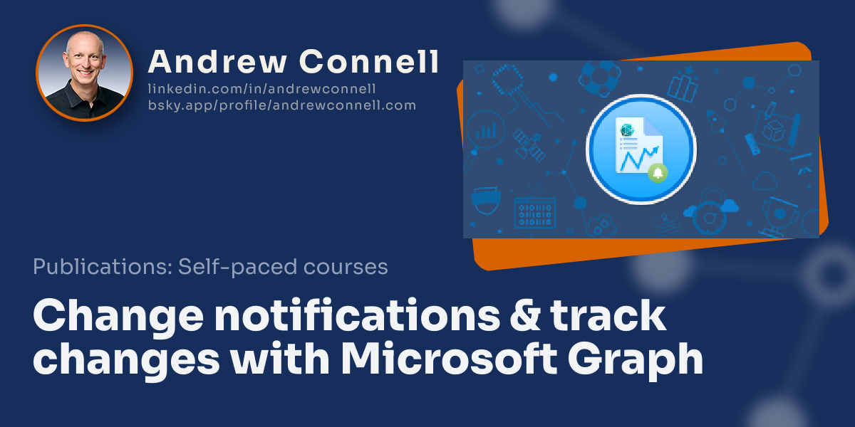 Change notifications & track changes with Microsoft Graph